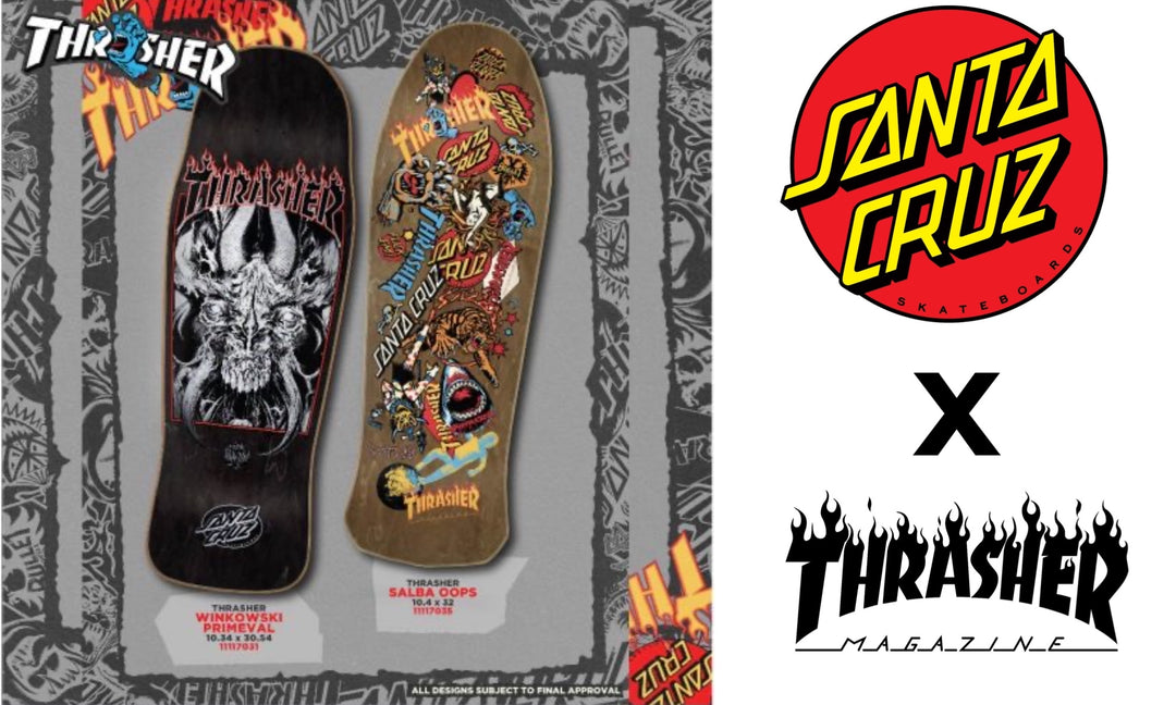 SANTA CRUZ X THRASHER COLLECTION – Amateur Athlete Skate Shop