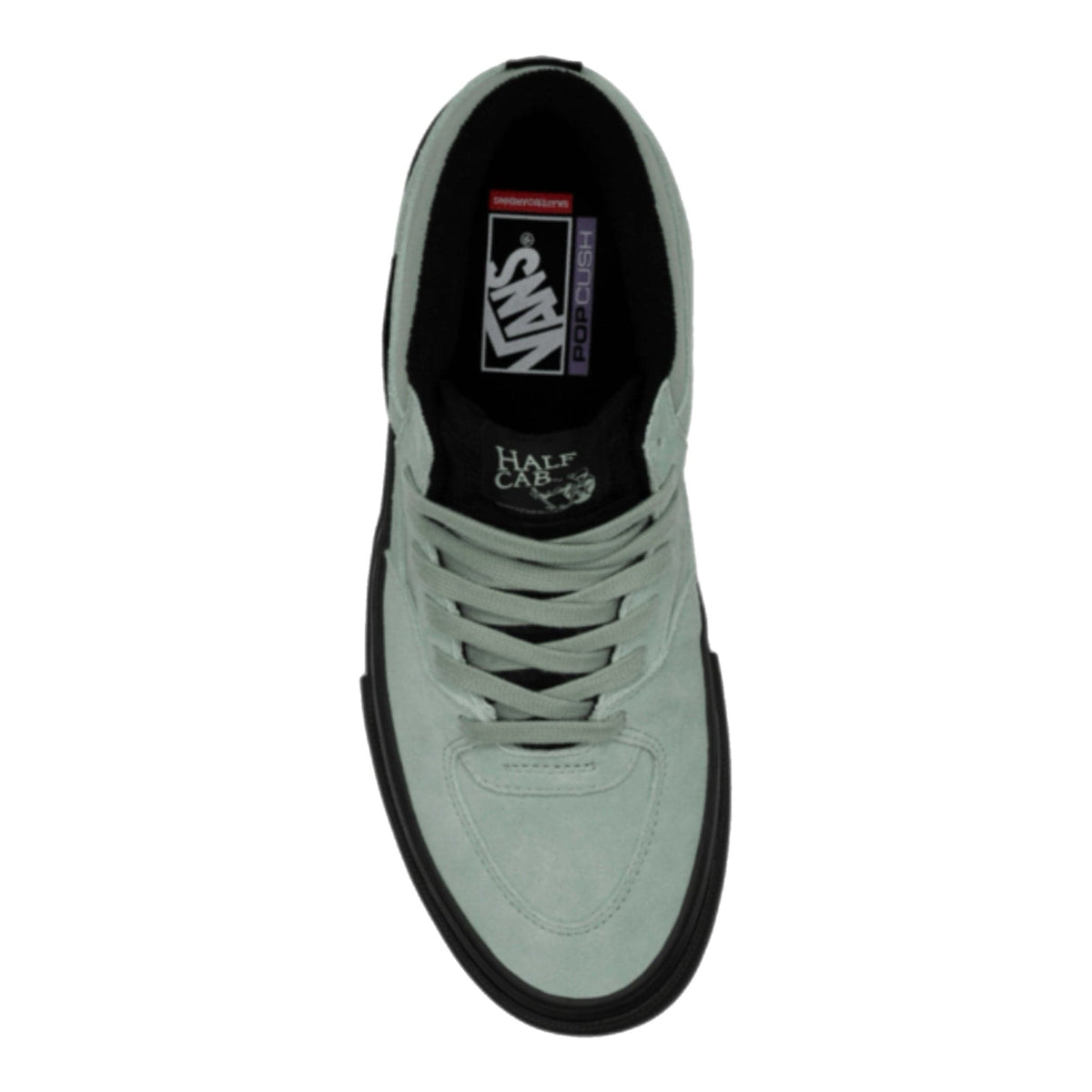 Vans Skate Half Cab Grey Olive – PopCush & DURACAP Skate Shoe – Amateur ...